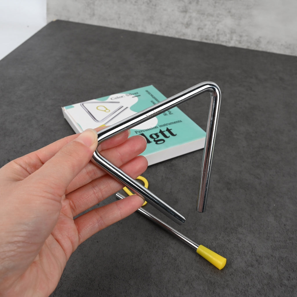 Ngdgtt Orff Triangle Bell with Striker High-Quality Steel Percussion I ...